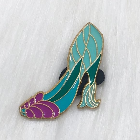 Disney | Jewelry | 525 Disney The Little Mermaid Ariel High Heels Pin ...